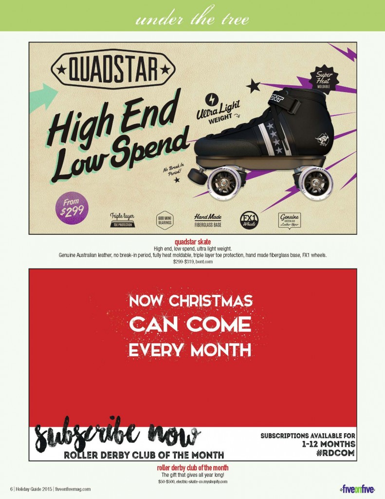 Holiday Derby Guide | Roller Derby Bout Book | The first and only ...